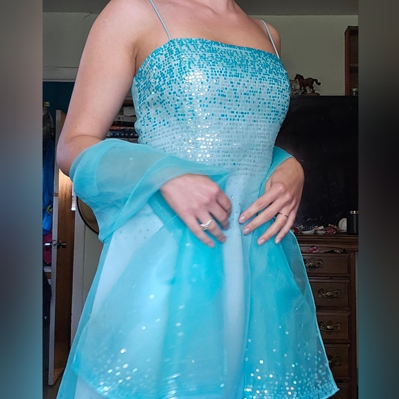 Zum Zum by Niki Livas | Dresses | Y2k Zum Zum By Niki Livas Aqua Blue ...